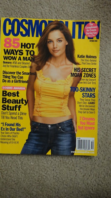 2002 OCTOBER COSMOPOLITAN MAGAZINE KATIE HOLMES | eBay