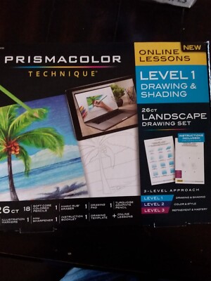 Prismacolor Technique 26ct LANDSCAPE Drawing Set -Level 1 Drawing ...