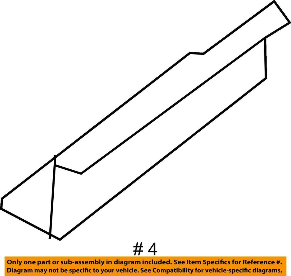 GM OEM 00-11 Aurora Fender Structural Components Rails-Reinf Plate ...