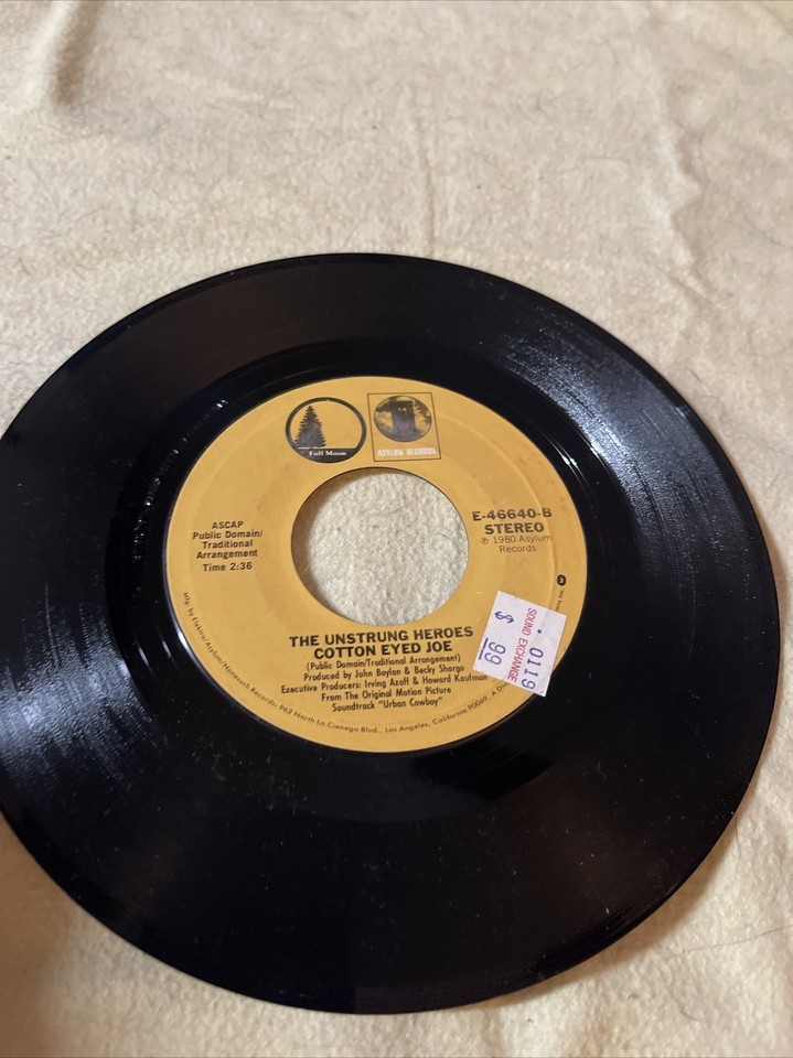 45 7" Mickey Gilley Stand By Me / The Unstrung Heroes Cottoneye Joe On ...