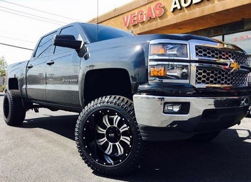 (4) FOUR 26'' XM-323 26X14-76 WHEELS RIMS TRUCK CHEVY GMC YUKON SUV 5 6 ...