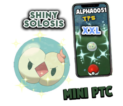 Pokemon Shiny Solosis XXL Mini P T C 80k + | eBay