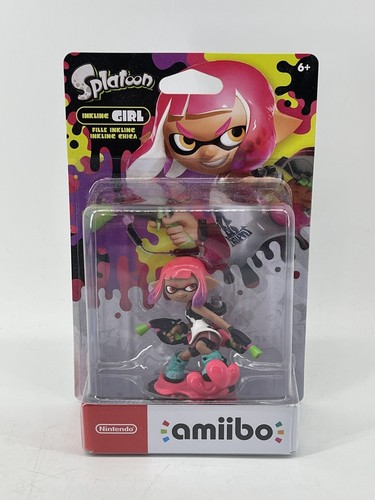 Amiibo Splatoon Inkling Girl Red Nintendo Switch Wii U New 3DS Fast ...