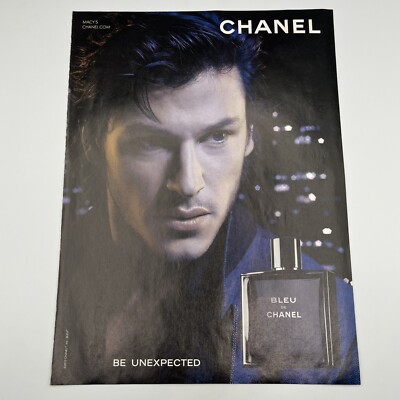 Bleu by Chanel Fragrance 2011 Print Ad 8x11 AD ONLY Gaspard Ulliel ...