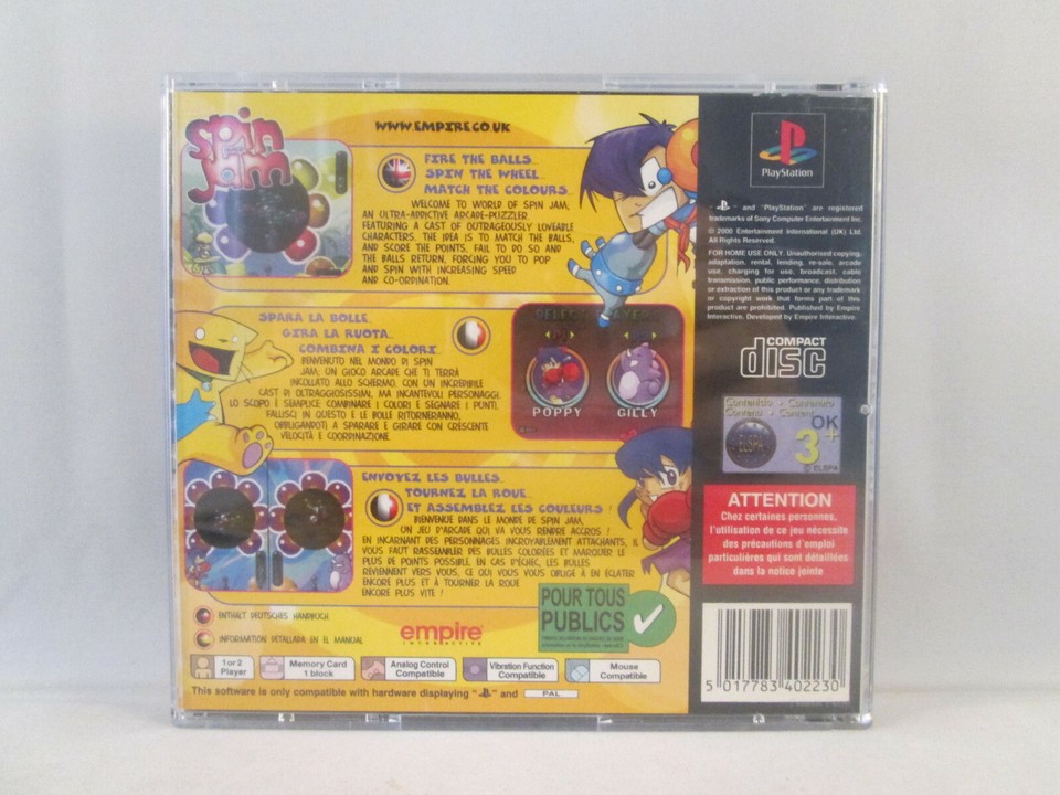 Sony Playstation 1 PS1 - Spin Jam | eBay