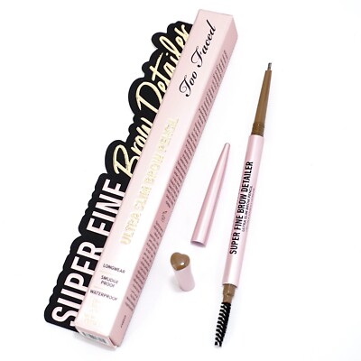 Too Faced Ultra Slim Brow Pencil Super Fine Detailer ~Medium Brown ...