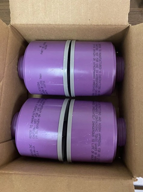 Survivair Threaded PAPR Filter 108000 Magenta HEPA & NIOSH Approved for ...