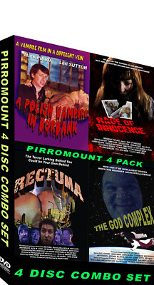 4 Pirro Films- Polish Vampire, God Complex, Rage Of Innocence, Rectuma ...