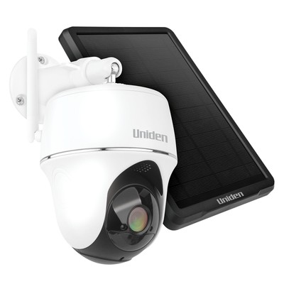 Uniden Wire-Free FULL HD Outdoor Smart Pan and Tilt Camera with Solar ...