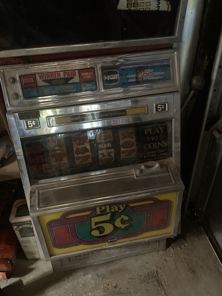 Vintage Nickel Slot Machine | eBay