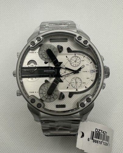 DIESEL DZ7421 BIG DADDY 2.0 57MM CHRONOGHRAPH WATCH BRAND NEW WITH ...