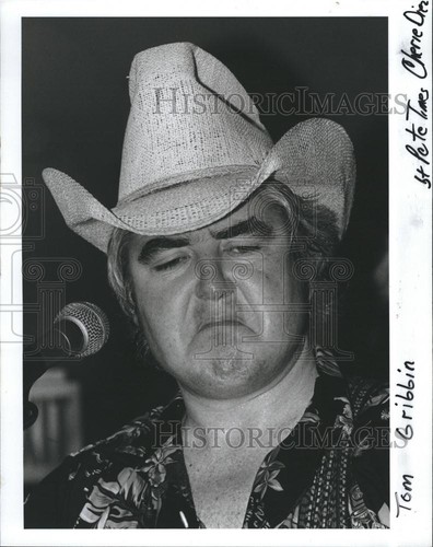 1980 Press Photo Tom Gribbon Singer Tom Gribbon And The Saltwater ...