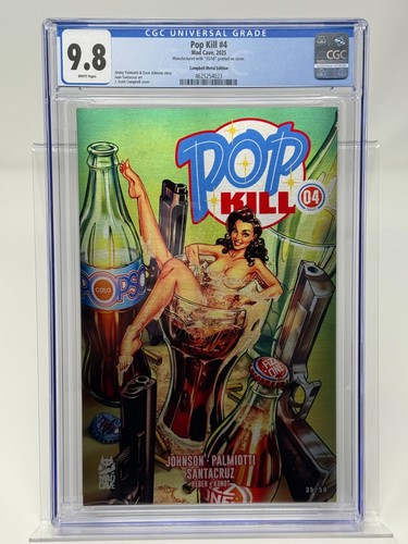 Pop Kill #4 (Mad Cave, 2025) J. Scott Campbell JSC Metal CGC 9.8 WP NM/M 35/50 | eBay