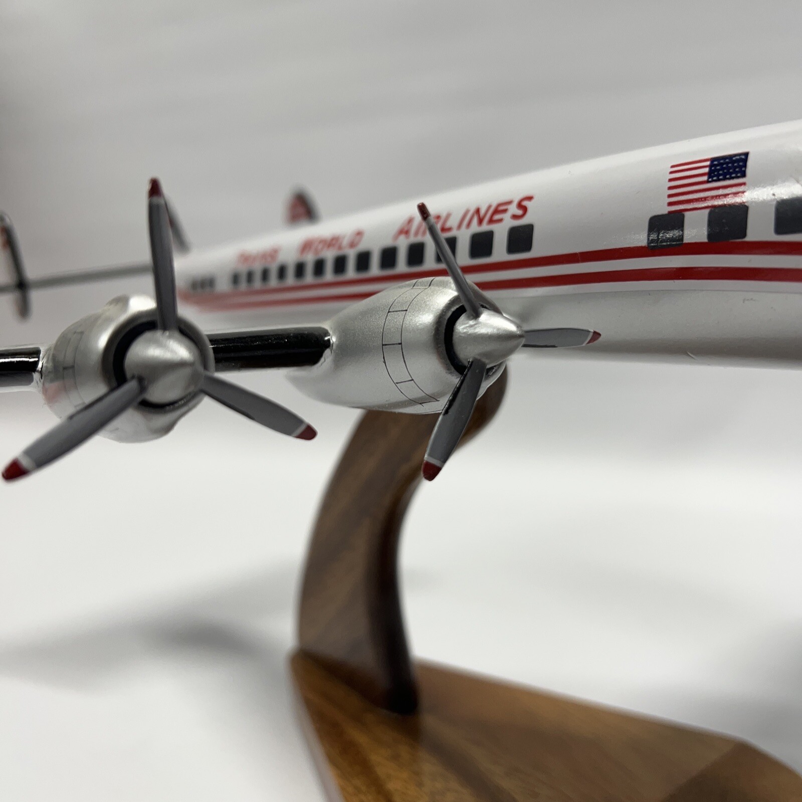 Lockheed L-1049 TWA Super Constellation Airplane 1952 HIGH DETAIL Desk ...