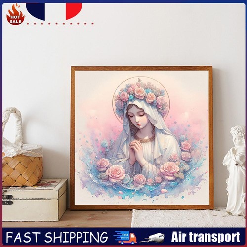 5D DIY Full Round Drill Diamond Painting Saint Kit Home Decor Art Craft ...