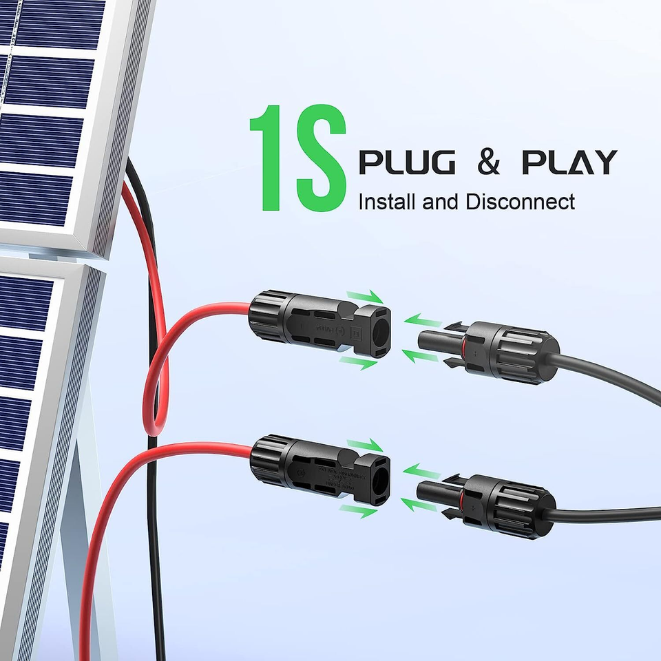 Solar Cable Y Branch Parallel Adaptor Solar Panel Connectors Adapter ...