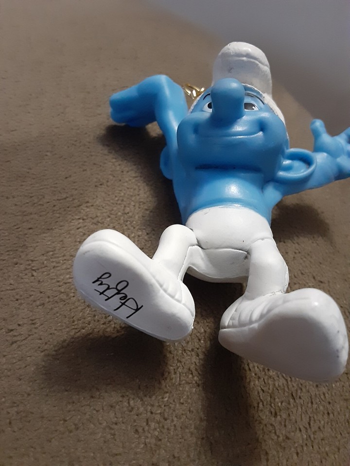 Smurfs 2 Hefty Figure toy PVC figure McDonalds 2013 Keychain | eBay