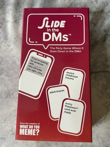 Slide In The DMs Card Game What Do You Meme? | eBay