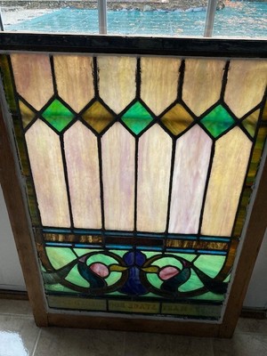 Stained Glass Windows - Large Stained Glass Window Panel