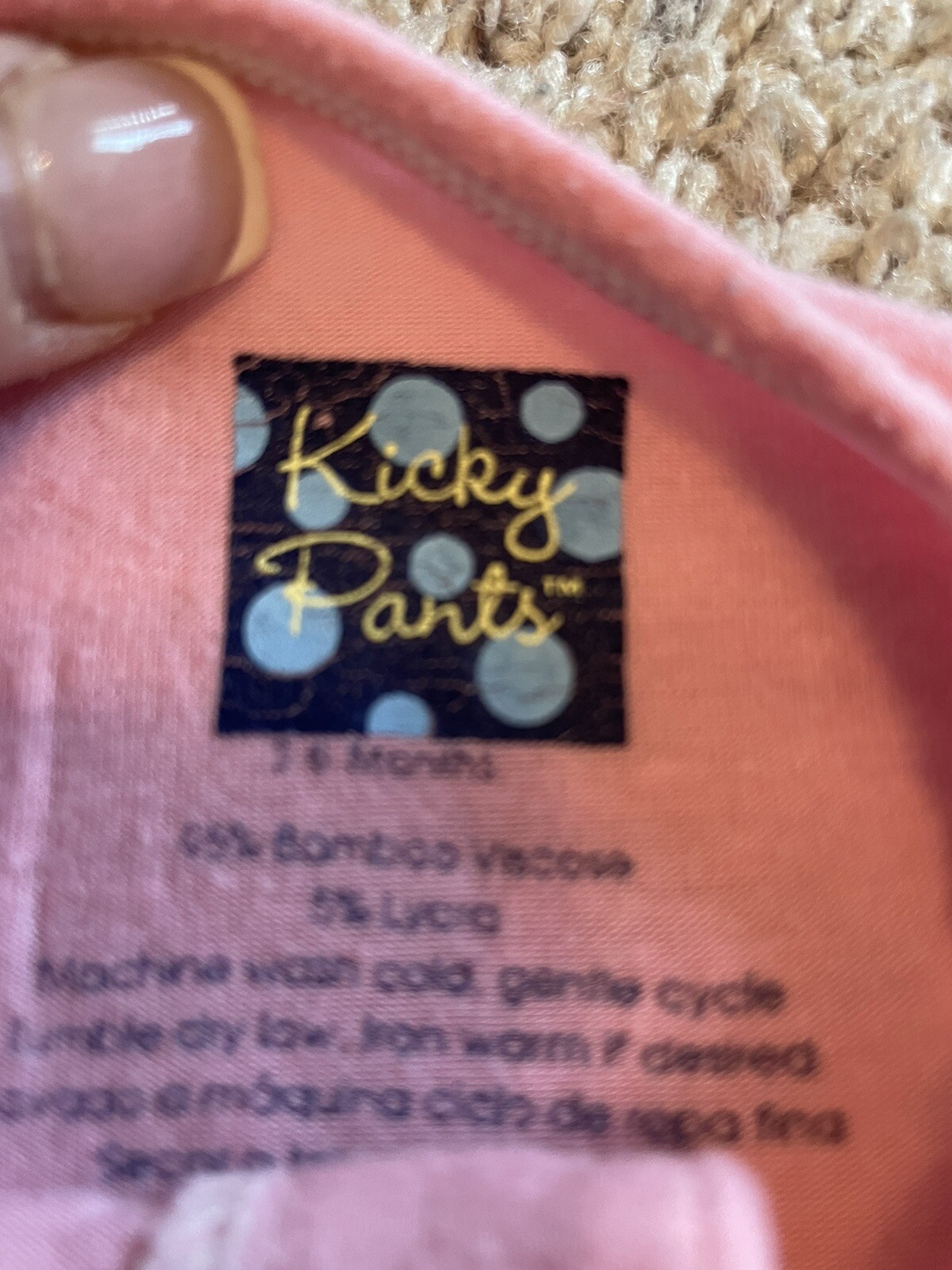 Baby Girl Kicky Pants Sleeper Size 3-6 Month | eBay
