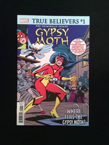 True Believers Criminally Insane Gypsy Moth #1 MARVEL Comics 2020 VF/NM ...