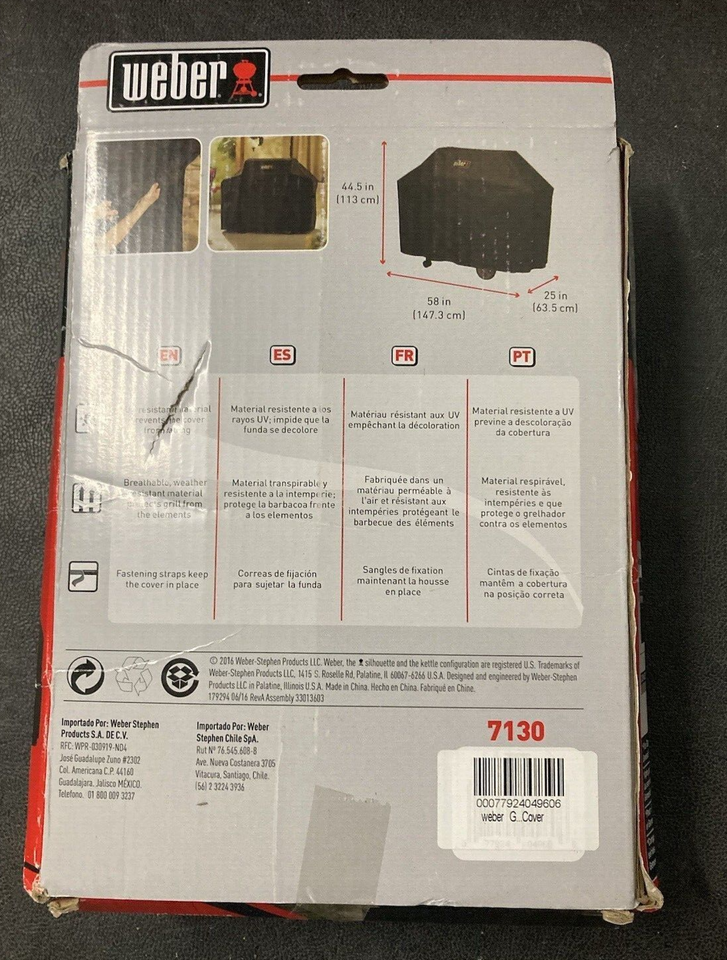 Weber 7130 Genesis II 300 Series Premium Grill Cover | eBay