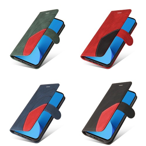 Splice Leather Wallet Cover Slim Case For Xiaomi 13 Redmi Note 12 K60 ...