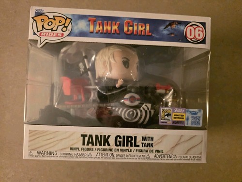 SDCC 2025 Funko Pop Rides Tank Girl Official Con Sticker IN HAND! | eBay