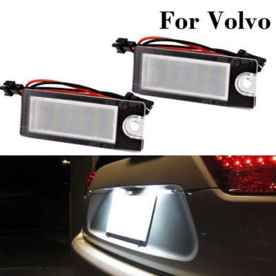 2X Bright Tag Rear LED License Plate Light Lamp For Volvo V70 CX70 S60 ...