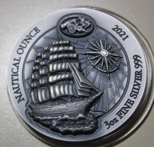 Ruanda 1000 Amafaranga 2021 Silber 3 Oz #F6213 Nautical Ounce-Sedov ...