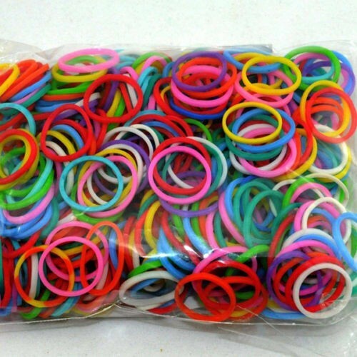Rubber Loom Bands Mixed Refill With 24 S Clips For DIY Bracelet 600 ...