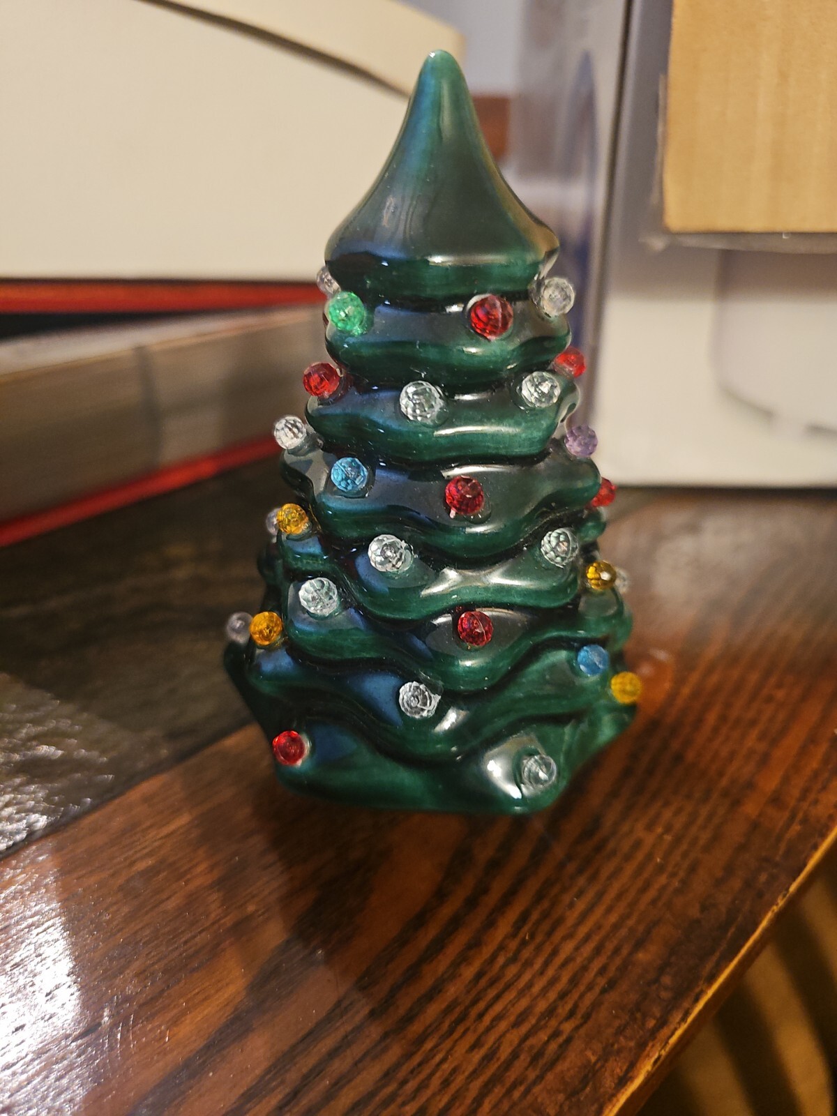 Small Ceramic Christmas Tree Made from a Vintage Mold Beautiful Green ...