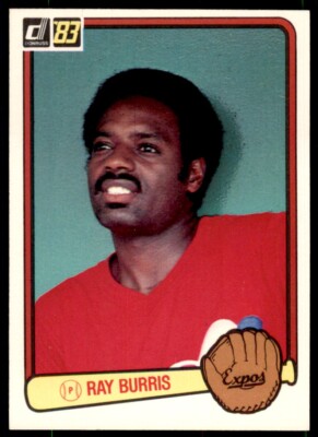 1983 Donruss Ray Burris . Montreal Expos #36 | eBay