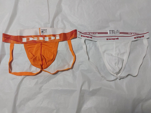 2 PAPI MENS UNDERWEAR JOCKSTRAPS, COLOR: BLACK, RED SIZE X-LARGE XL | eBay