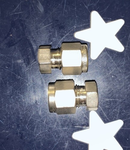 2 X Swagelok 316 Stainless Steel Cap for 1/4” OD Tubing SS-400-C | eBay