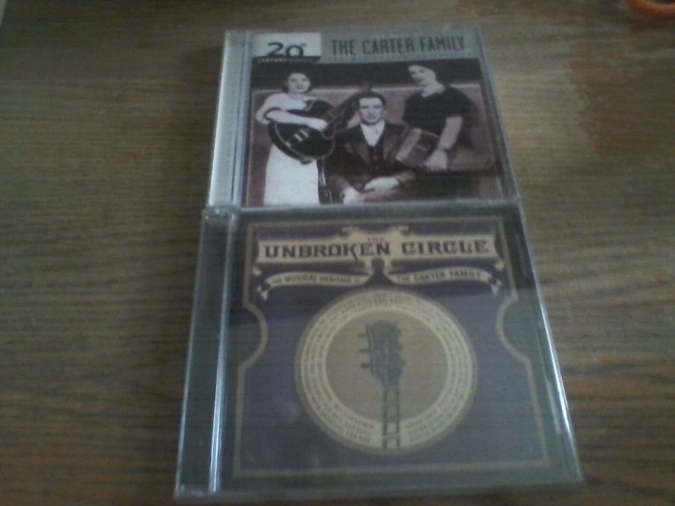 THE UNBROKEN CIRCLE CD FACT. SEALED & THE BEST OF THE CARTER FAMILY CD ...