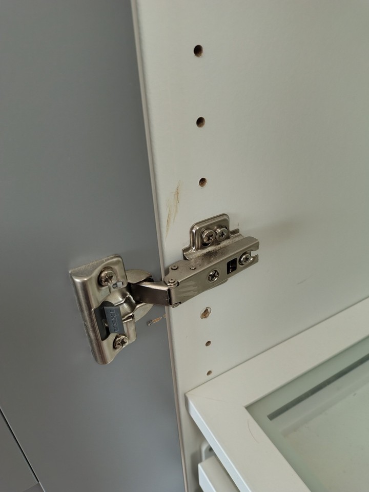 Blue IKEA wardrobe doors used - 5 blue GRIMO doors with silver handles ...