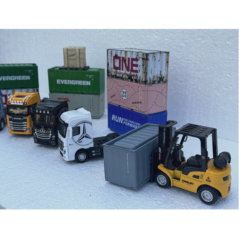 Mercedes Metal Model Die Cast Alloy Truck Lorry Trailer Rig LGV HGV Toy ...