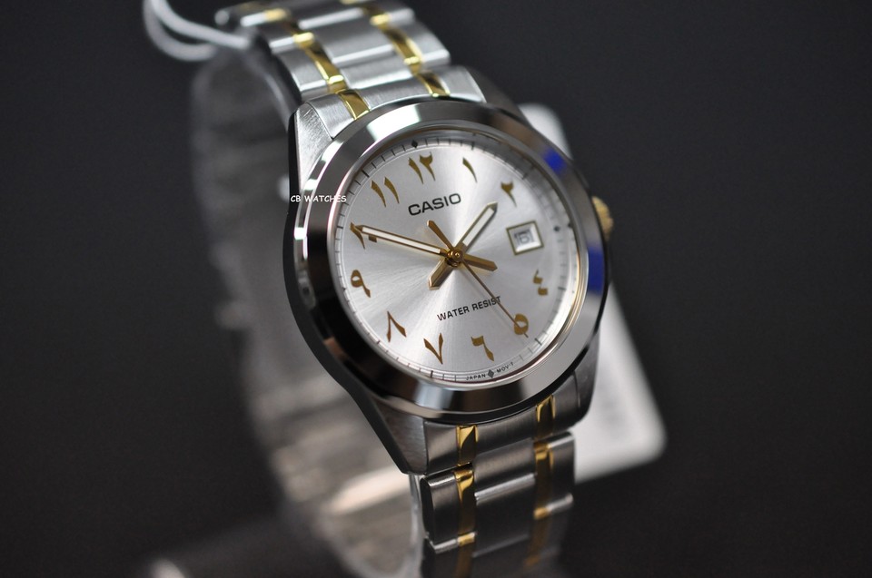 Casio Men's Standard Analog MTP-1215 Stainless Watch Waterproof Arabic ...