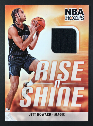 Jett Howard RS-JET Rise N Shine Patch 2023-24 NBA Hoops Panini Orlando ...