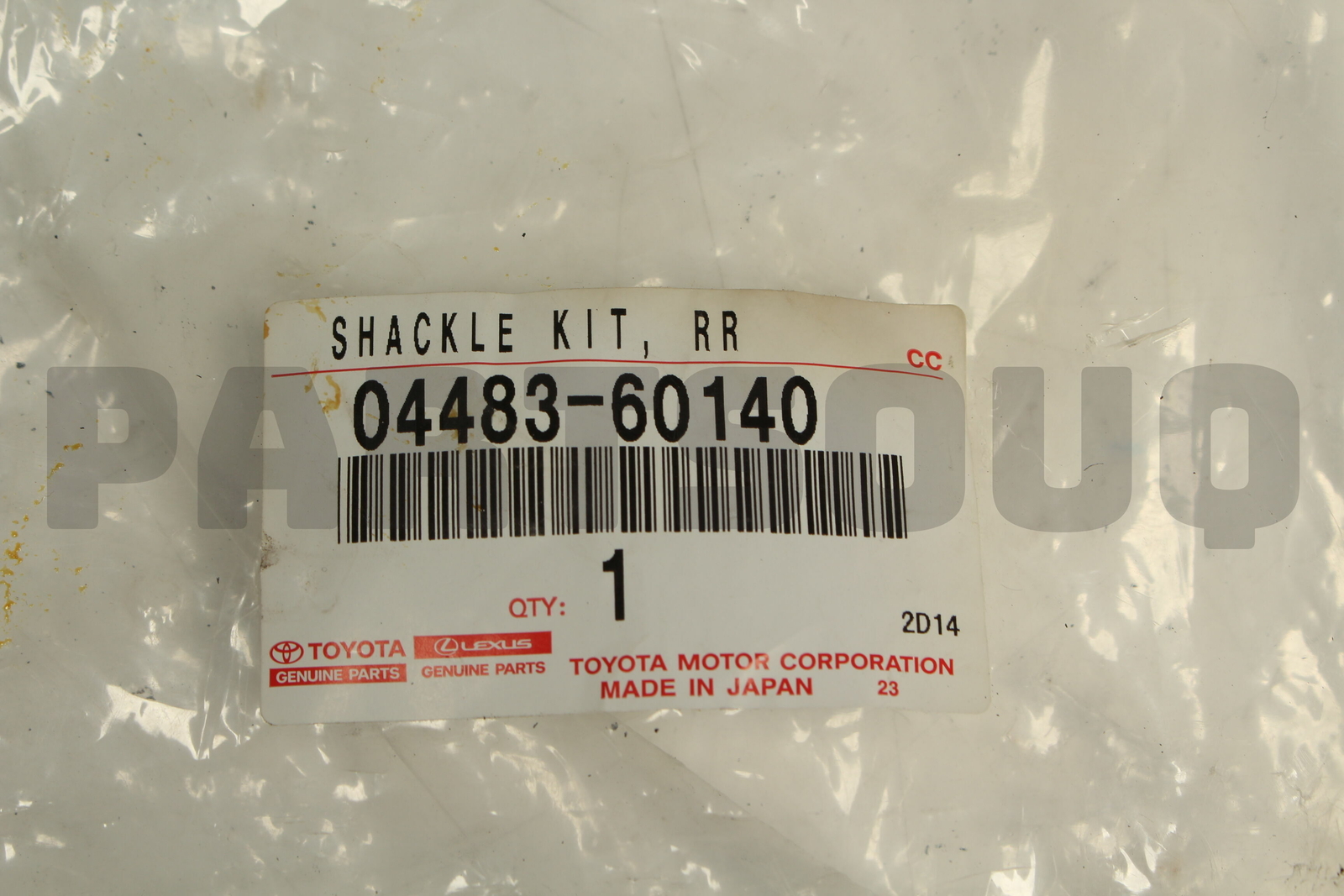 0448360140 Genuine Toyota SHACKLE KIT, REAR SPRING 04483-60140 | eBay