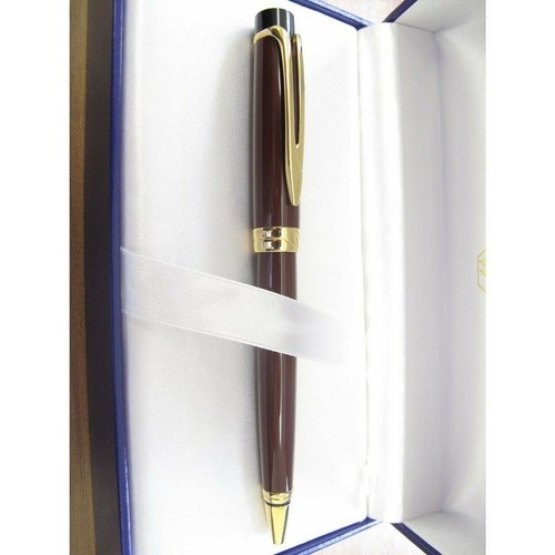 Waterman Liaison Ruby Red & Gold Trim Ballpoint Pen New In Box Burundy ...