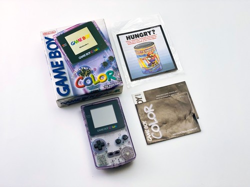 Atomic Purple Game Boy Color GBC [NEAR COMPLETE / BOX / CONSOLE ...