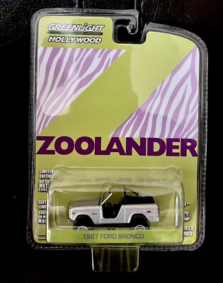 🏁 GREEN LIGHT 2013 Hollywood Zoolander Movie Silver 1967 Ford Bronco 🏁 ...