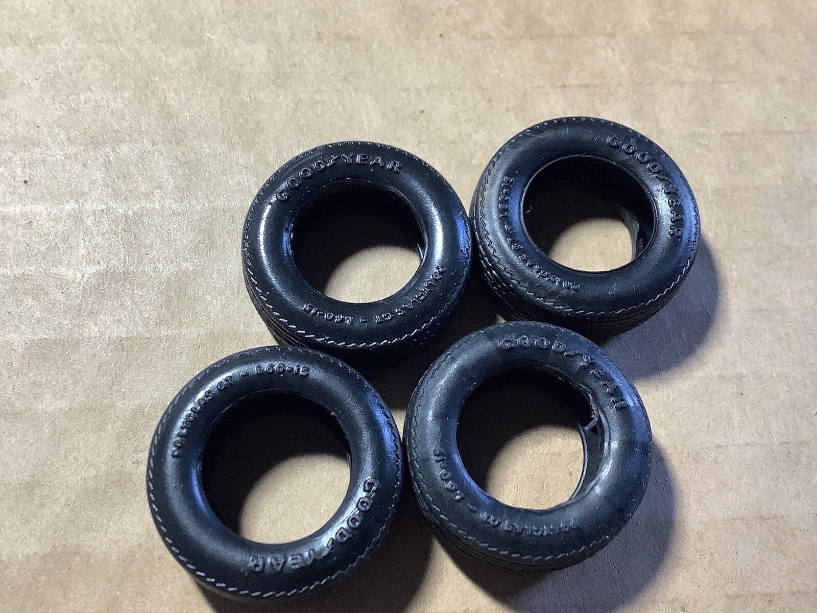 1/25 scale model car parts 63 Studebaker Avanti Good Year Tire Set No ...