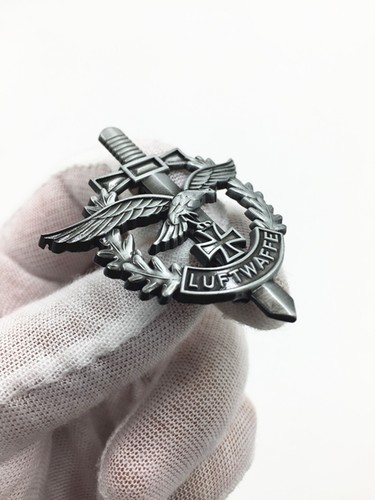 WW2 German Badge Pin Luftwaffe Pilot with Eagle Iron Cross Medal | eBay