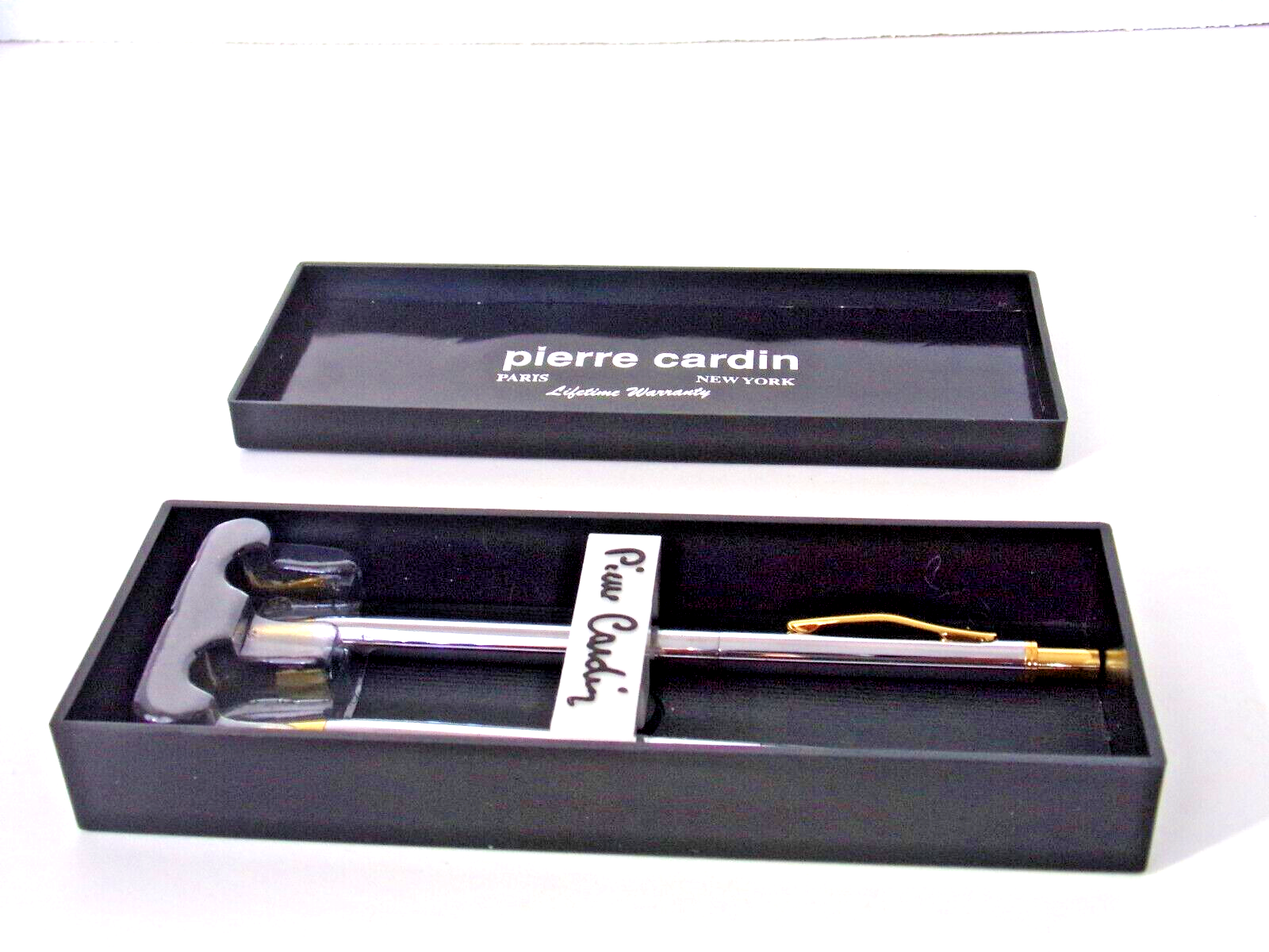 Vintage Pierre Cardin Pen and Pencil Set. Silver w/ Golden trim. | eBay