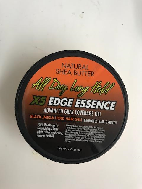 DNA Natural Shea Butter All Day Long Hold X5 Edge Essence (black) 4oz ...