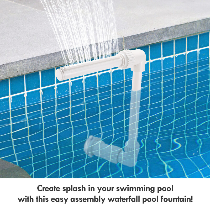 Swimming Pool Waterfall Fountain In ground Above Ground Pool Water ...