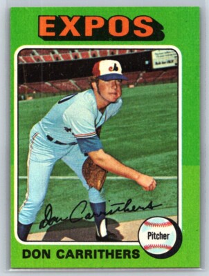 1975 Topps Baseball #438 Don Carrithers | eBay